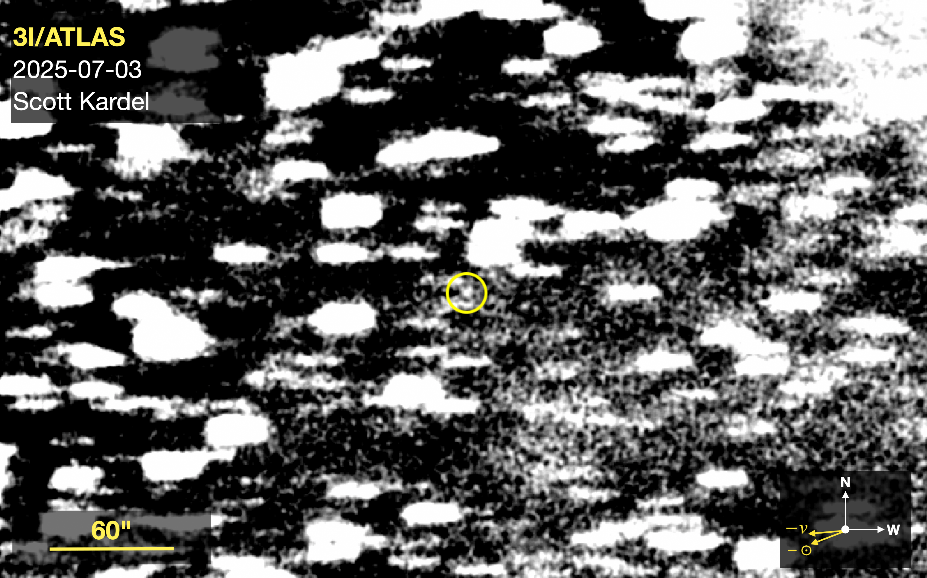 Unistellar Observers Spot Interstellar Visitor 3I/ATLAS | UNISTELLAR ...